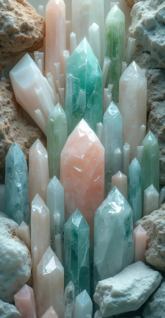 Crystal Stones Wallpaper 4K – WALLPAPER