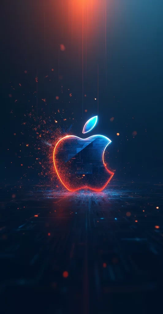 High-Quality Apple Logo Wallpaper for iPhone 13 Mini in 4K – WALLPAPER